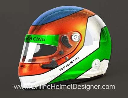 Online Helmet Designer templates No. 1-8 - Online Helmet Designer