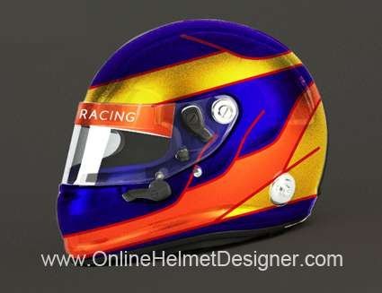 Online Helmet Designer templates No. 9-16 - Online Helmet Designer