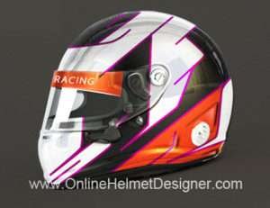 Helmet Design No. 10 on ARAI GP-6S - Online Helmet Designer