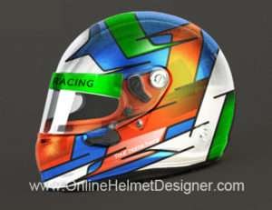 Custom Helmet Design Template No. 05 - Online Helmet Designer